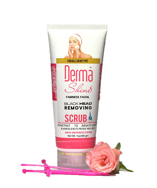 Derma Shine BlackHead Removing Scrub 200g - Glow Girl